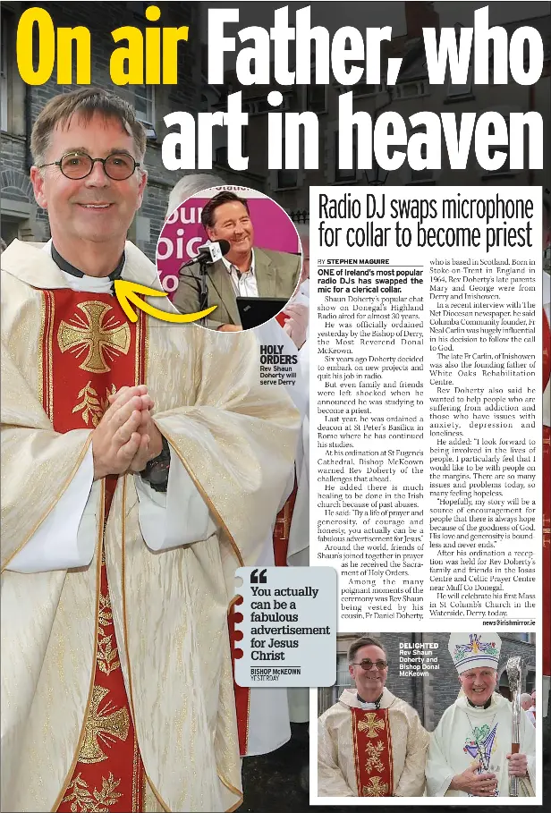 On air Father, who art in heaven - PressReader