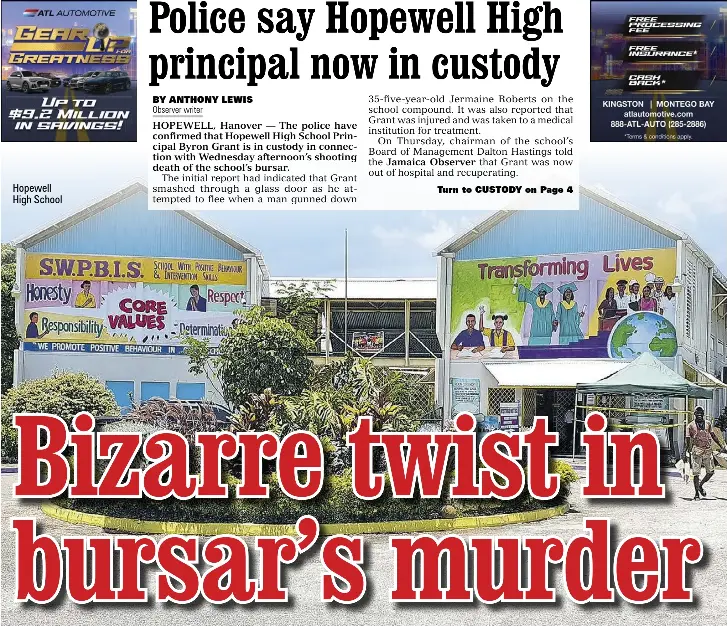 Bizarre twist in bursar’s murder - PressReader