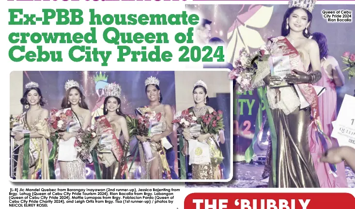 Ex-PBB housemate crowned Queen of Cebu City Pride 2024 - PressReader