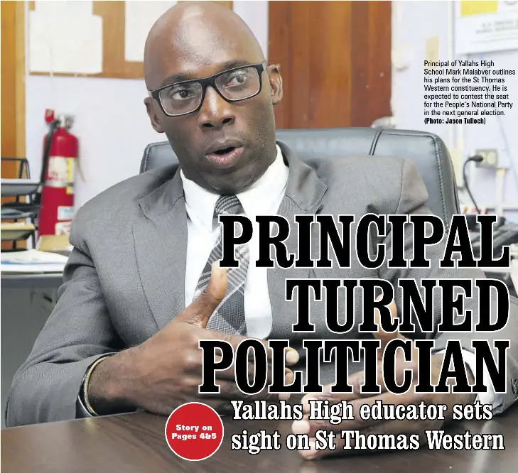 Principal Turned Politician - PressReader