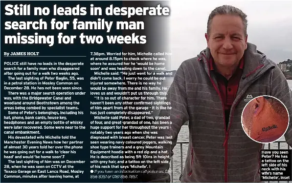 Still no leads in desperate search for family man missing for two weeks - PressReader