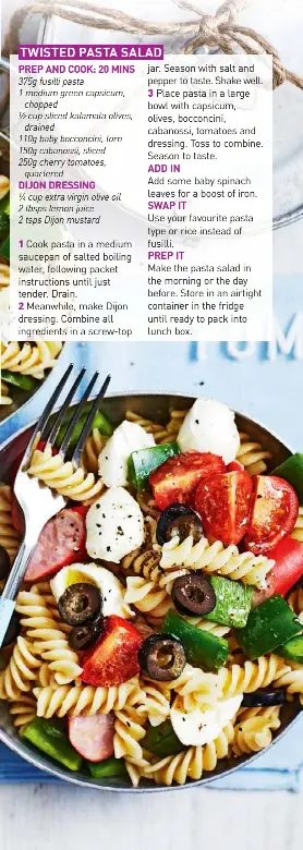 TWISTED PASTA SALAD - PressReader