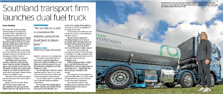 Southland transport firm launches dual fuel truck - PressReader