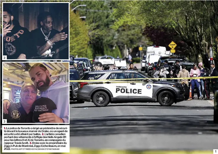 Tirs chez Drake sur fond de tension - PressReader