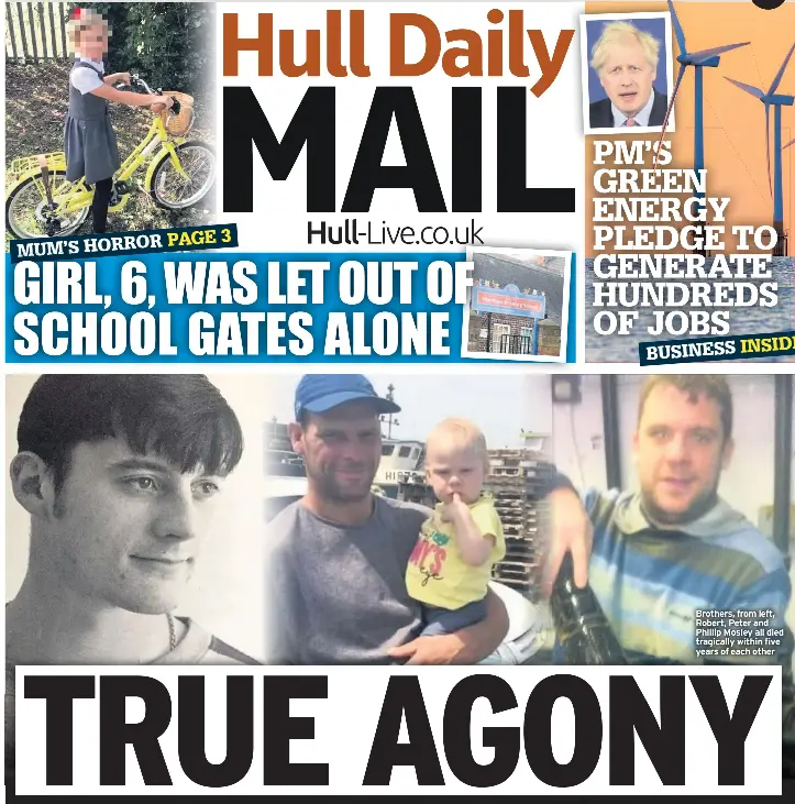 TRUE AGONY ‘WE LOST OUR THREE SONS IN FIVE YEARS’ - PressReader