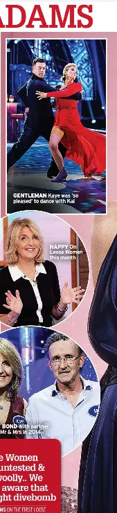 KAYE ADAMS HAD BRUISING TIME ON STRICTLY I’m not desperate to be judged like that again... you ...