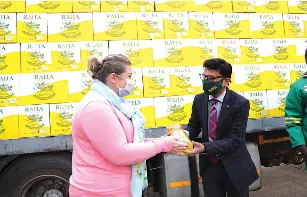 First Lady receives donations - PressReader