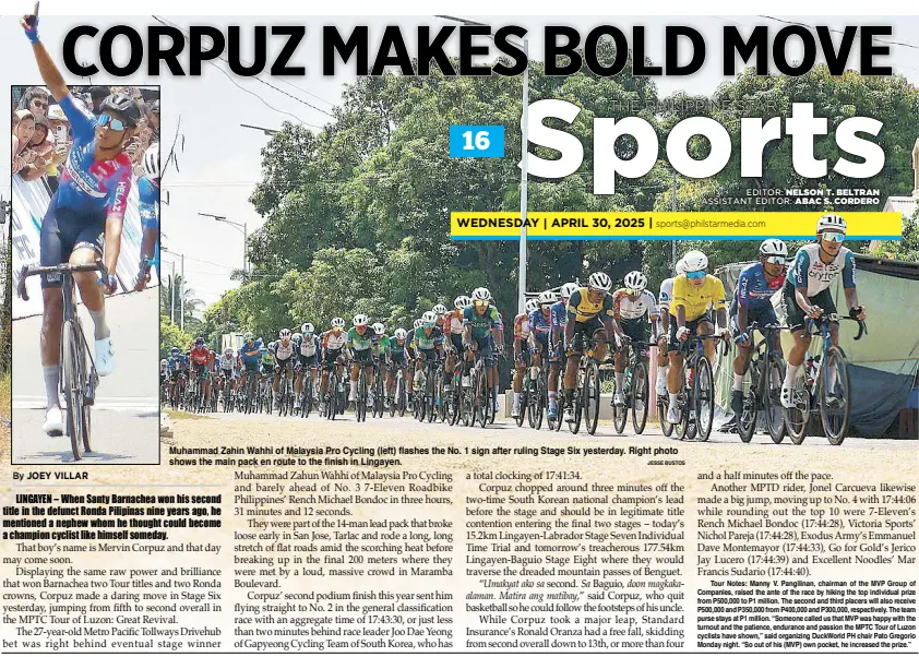 CORPUZ MAKES BOLD MOVE - PressReader