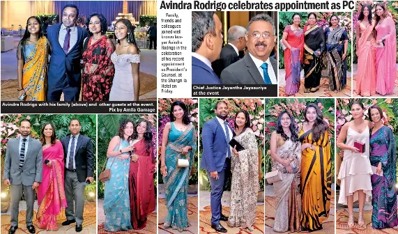 Avindra Rodrigo celebrates appointmen­t as PC - PressReader