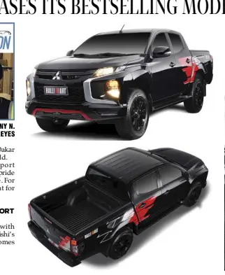 MITSUBISHI LAUNCHES RALLIART EDITIONS OF STRADA AND MONTERO SPORT ...