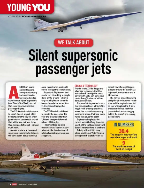 Silent supersonic passenger jets - PressReader
