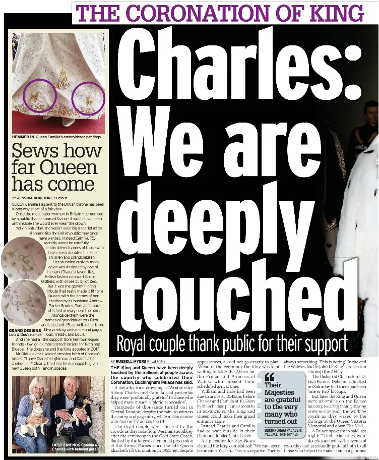 Charles: We are deeply touched - PressReader