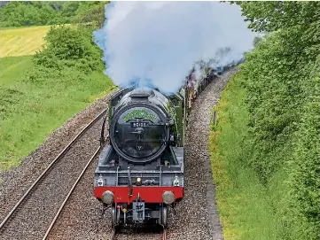 Iconic steam train on track for flying visit - PressReader