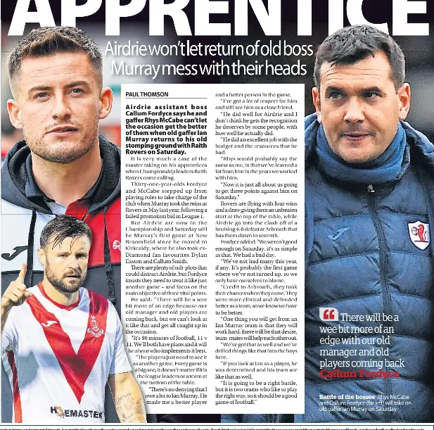 MASTER VS APPRENTICE - PressReader