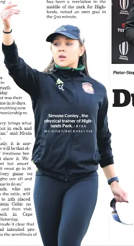 High praise for Simone Conley - PressReader