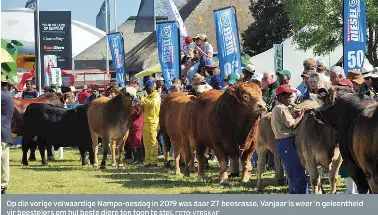 Vee-afdeling lok ál meer uitstaller­s - PressReader