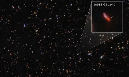James Webb space telescope photograph­s most distant known galaxy - PressReader