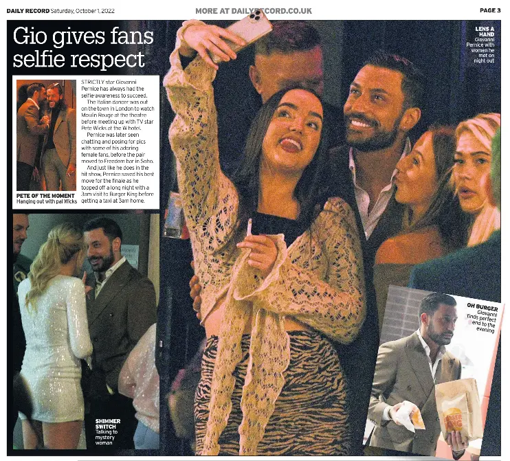 Gio gives fans selfie respect - PressReader