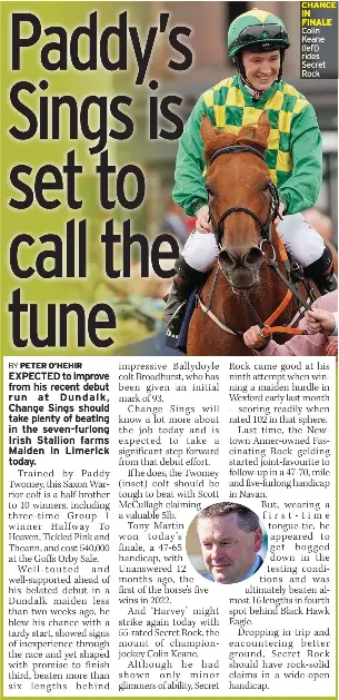 Paddy’s Sings is set to call the tune - PressReader