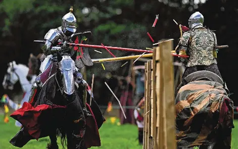 Jousting back, with knights in shining armour - PressReader