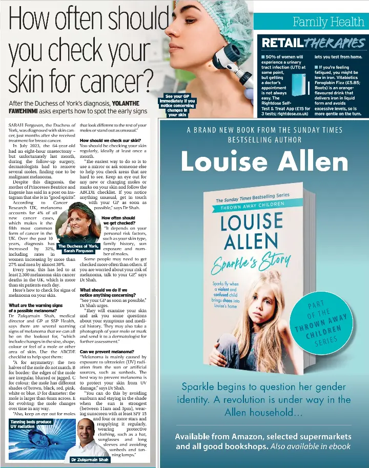 How often should you check your skin for cancer? - PressReader