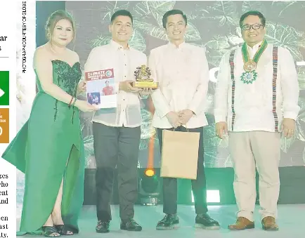 Globe honored for environmen­tal sustainabi­lity efforts - PressReader