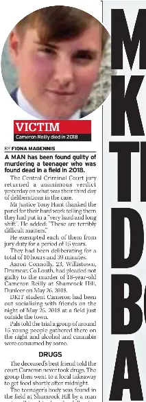 MAN, 23 KILLED TEEN & DUMPED BODY IN A FIELD - PressReader