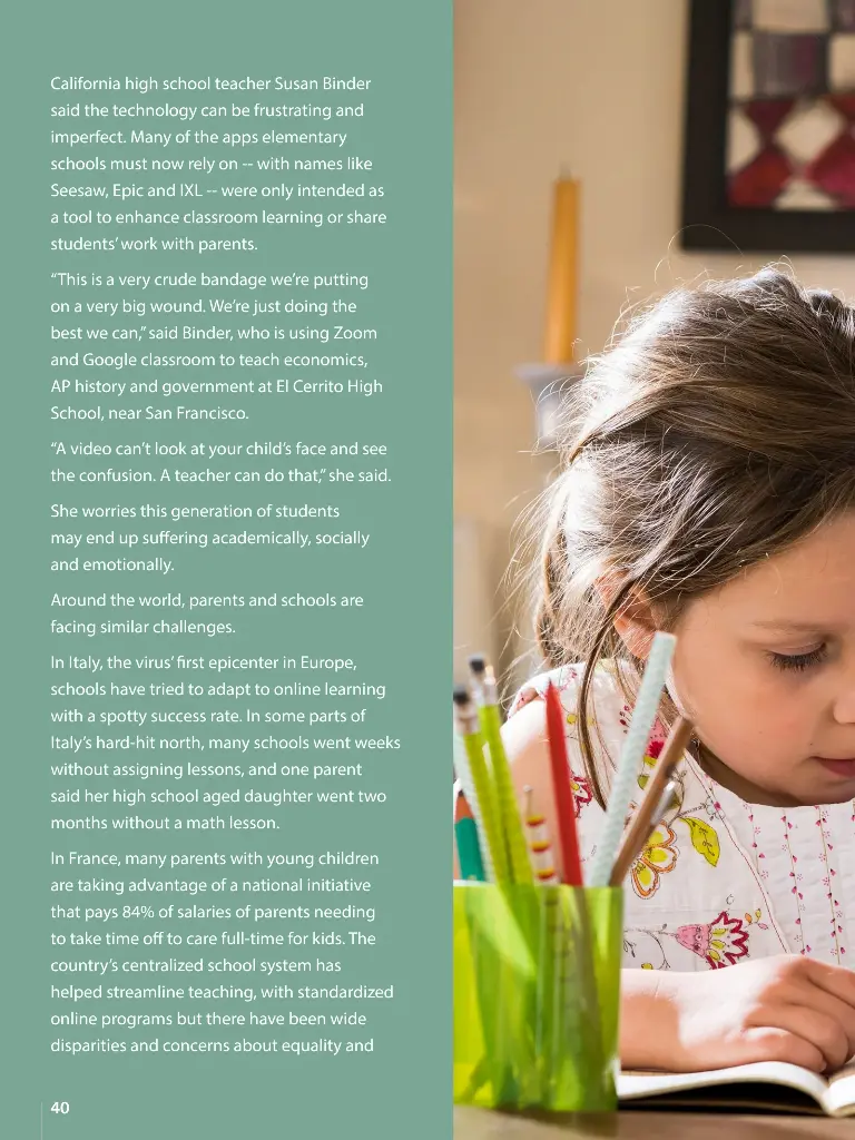 “I JUST CAN’T DO THIS.” HARRIED PARENTS FORGO HOME SCHOOL - PressReader