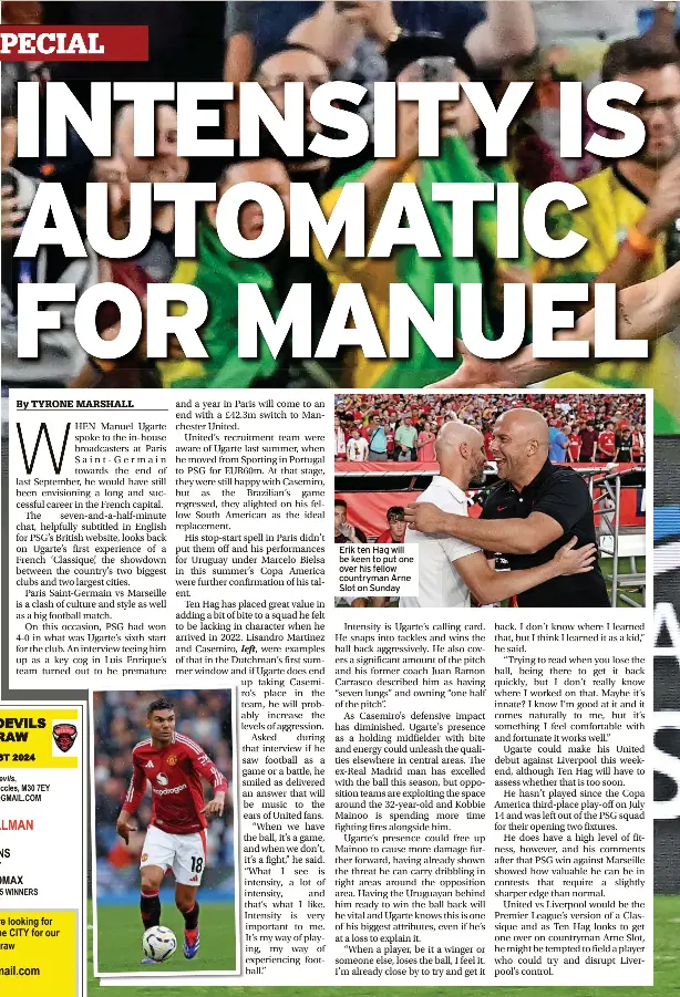 INTENSITY IS AUTOMATIC FOR MANUEL - PressReader