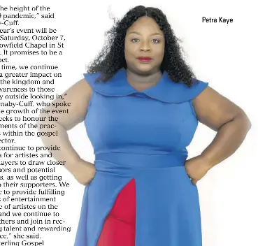 Petra Kaye tops Sterling Gospel Music Awards nomination­s - PressReader