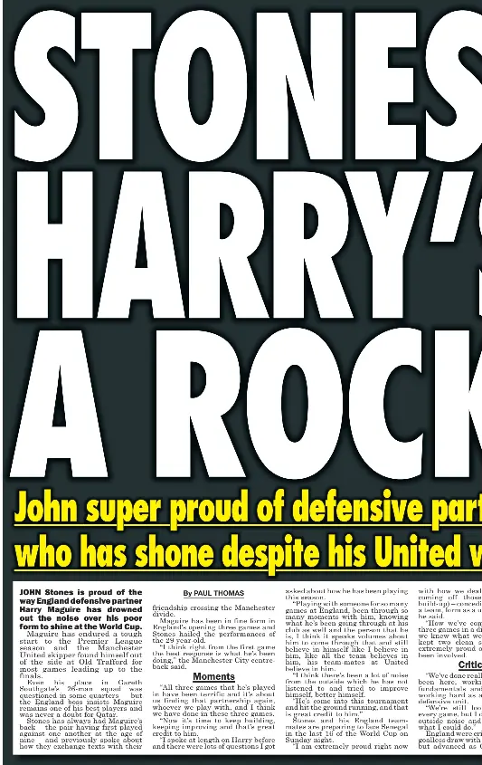 STONES: HARRY’S A ROCK - PressReader