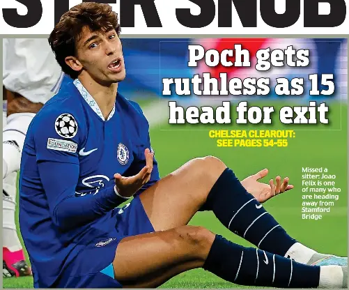 Poch gets ruthless as 15 head for exit - PressReader