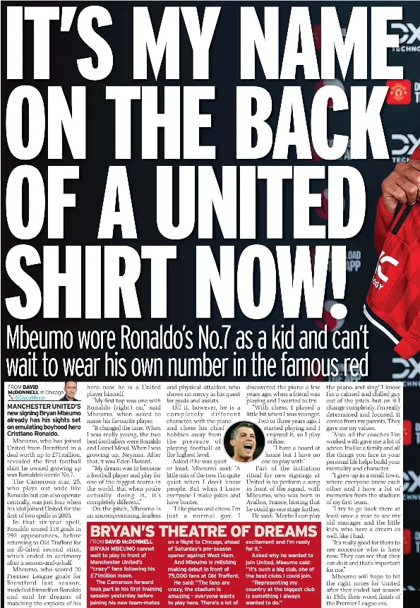 IT’S MY NAME ON THE BACK OF A UNITED SHIRT NOW! - PressReader