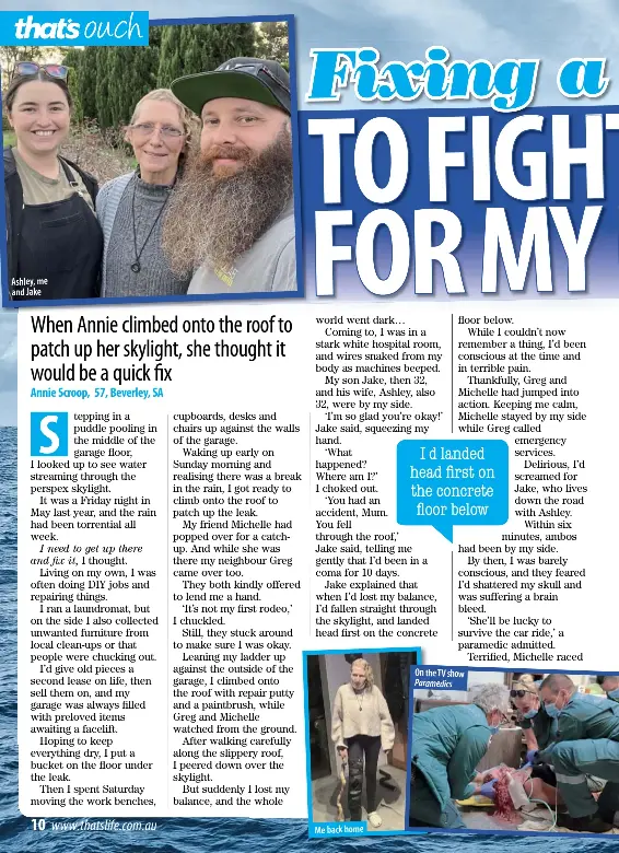 TO FIGHTING FOR MY LIFE - PressReader
