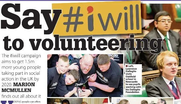 Say to volunteeri­ng - PressReader