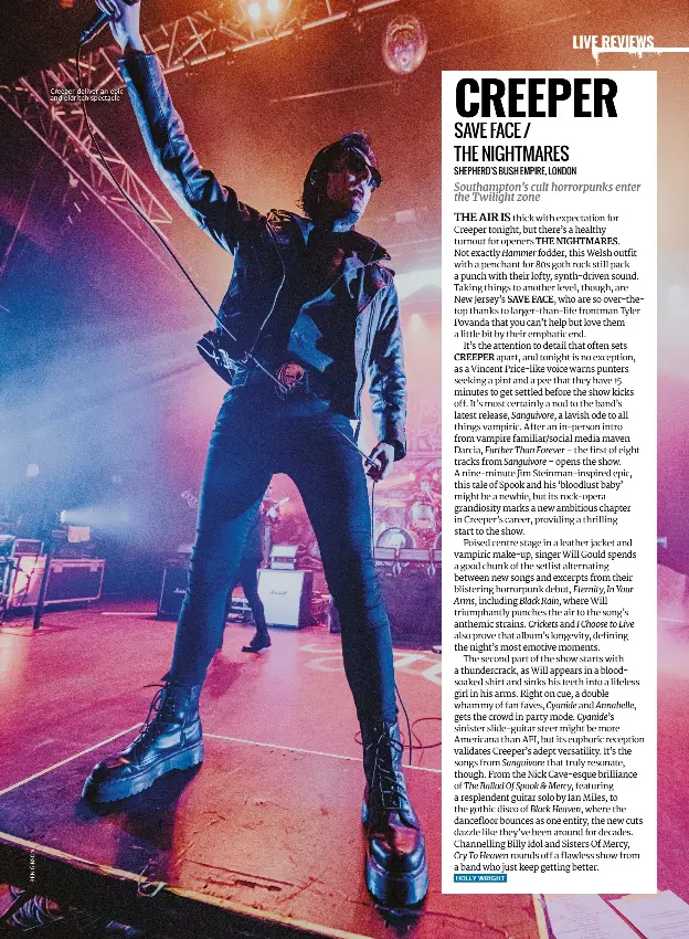 CREEPER SAVE FACE / THE NIGHTMARES - PressReader
