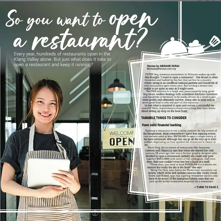 So you want to open a restaurant? - PressReader