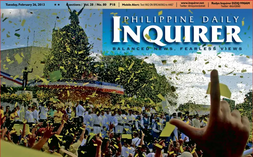 P-Noy to PH: Never again - PressReader