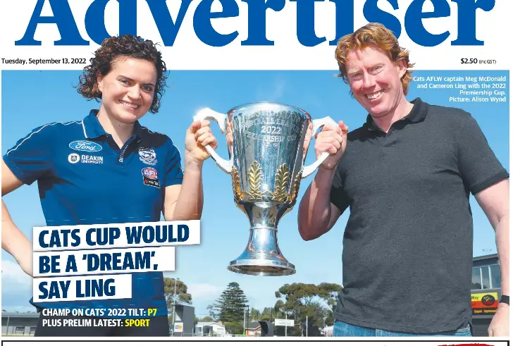 CATS CUP WOULD BE A ‘DREAM’, SAY LING - PressReader