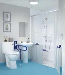 Minimalist styling of a walk-in shower - PressReader