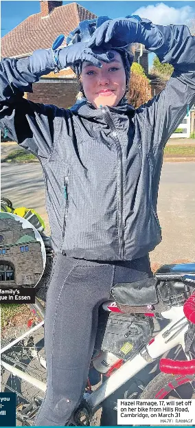 Hazel’s amazing challenge for Palestinia­n aid - PressReader