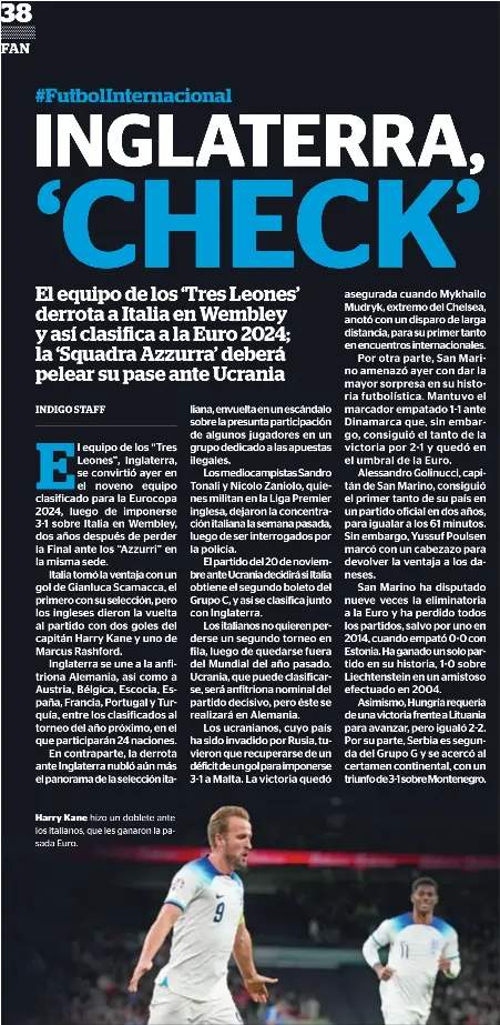 INGLATERRA, CHECK’ - PressReader