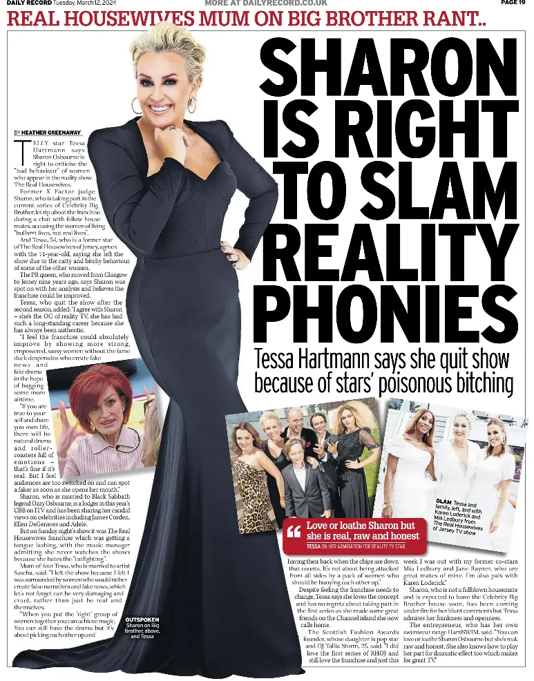 SHARON IS RIGHT TO SLAM REALITY PHONIES - PressReader