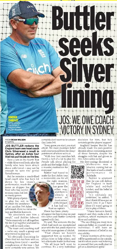 Buttler seeks Silver lining - PressReader