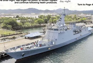The Philippine Navy officially welcomed its newest and first missile ...