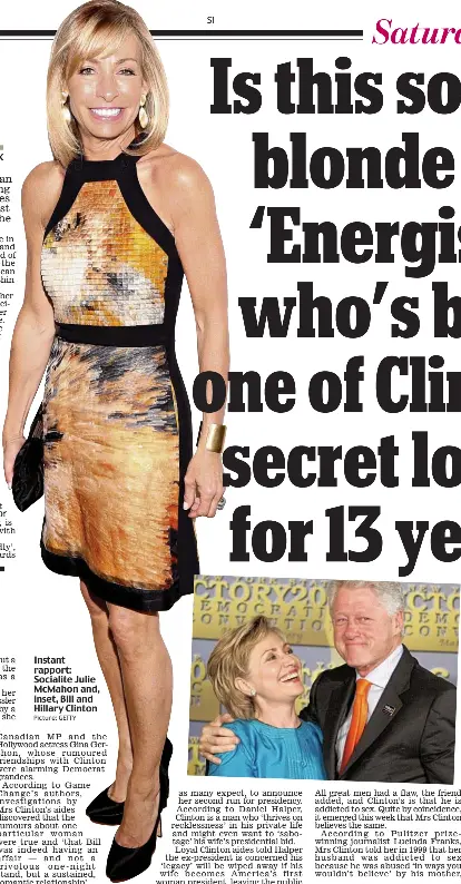 Is this society blonde the ‘Energiser’ who’s been one of Clinton’s ...