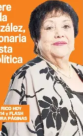 Muere Velda González, visionaria artista y política - PressReader