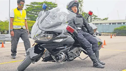 Chasing speed demons all in a day’s work for female TP officer - PressReader