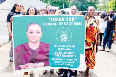 NIMC boss gets accolades for improved staff welfare - PressReader
