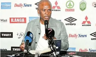 Zungu takes stock of last term, vows to make changes - PressReader